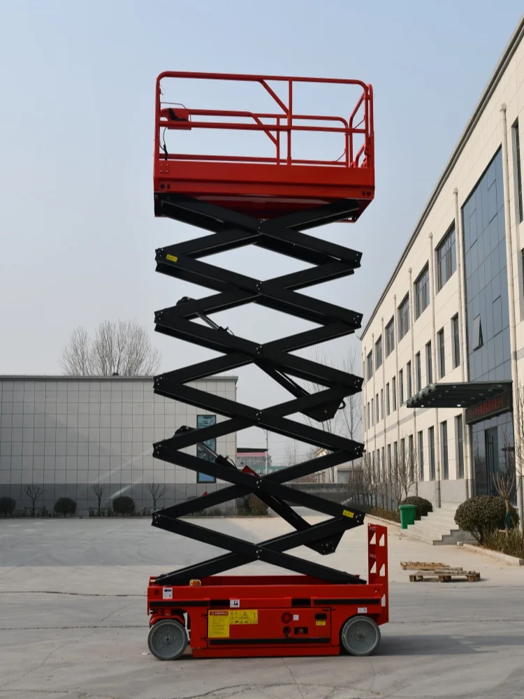14-meter Hydraulic Scissor Lifting Platform For Maintenance Of Hoists ...