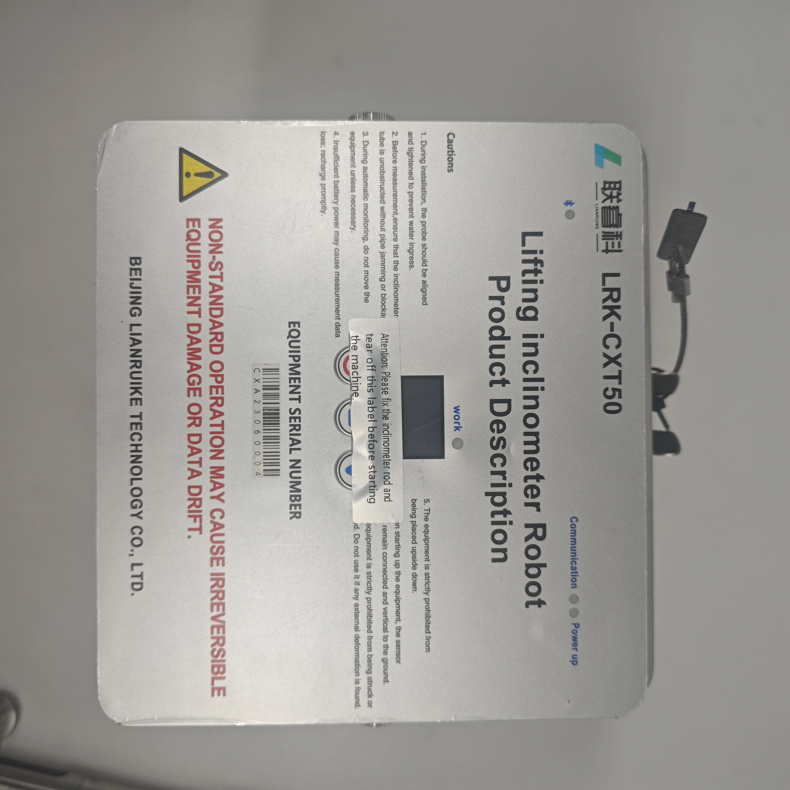 Deep Horizontal Displacement Automatic Monitoring Inclinometer for Foundation Pit Slope and Dam ...