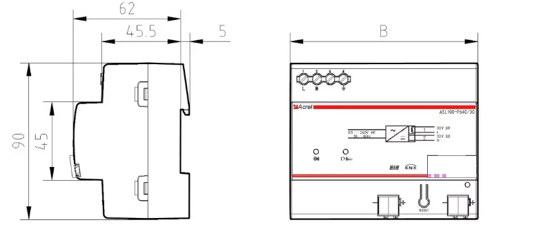 Quality Smart Lighting Control Module ASL100-P640/30 Supplier | Acrel