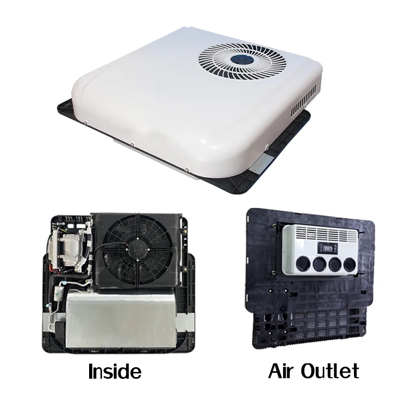 Battery Powered Rooftop Electric Apu Cooler Ac Cabin Sleeper Dc 12v 24v ...