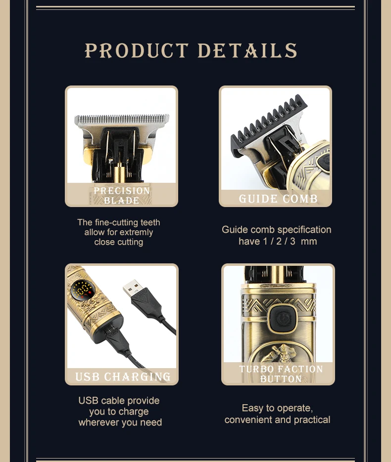 VGR V-097 Cordless Hair Cutting Machine for Men