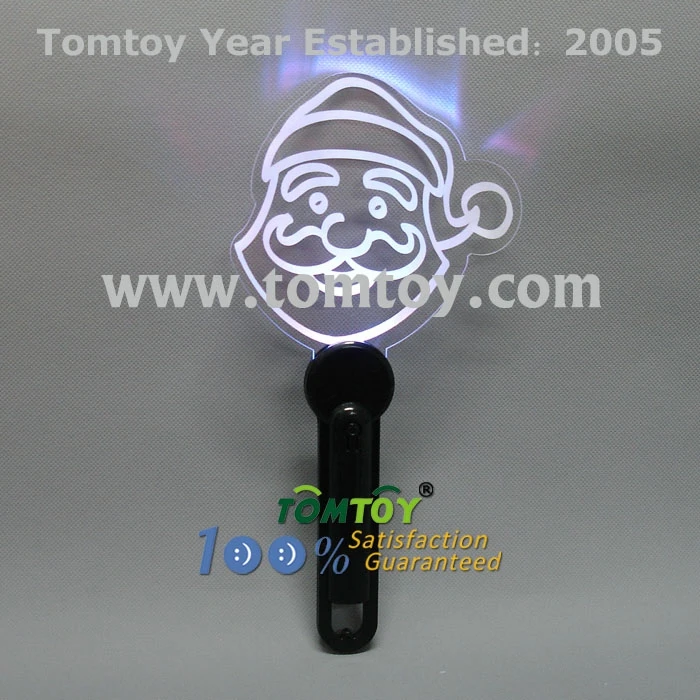 Custom Design Light Up Led Flashing Santa Clause Acrylic Wand For ...