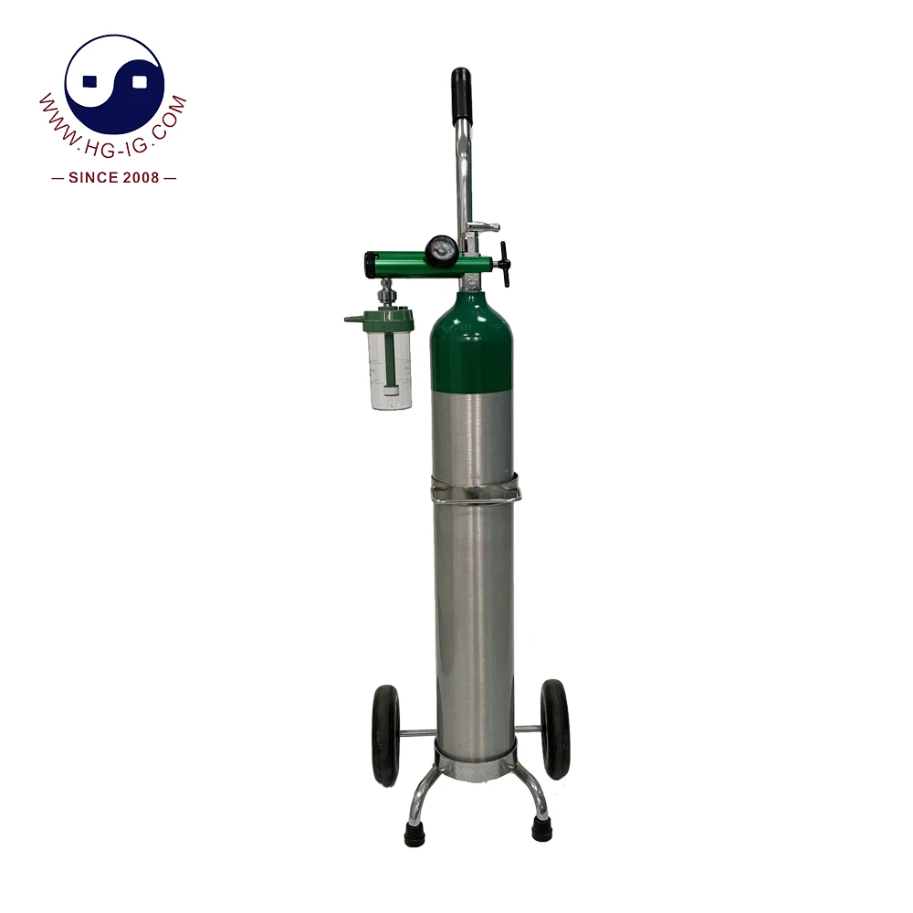 HG-IG High Quality Seamless Aluminum Extrusion Bottle 20.0L Oxygen CO2 ...