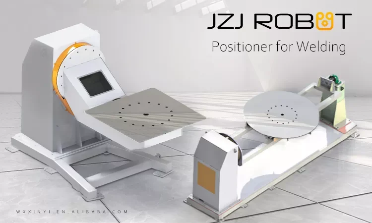 Automatic Work Electric Welding Rotary Table Industrial Robot Welding ...