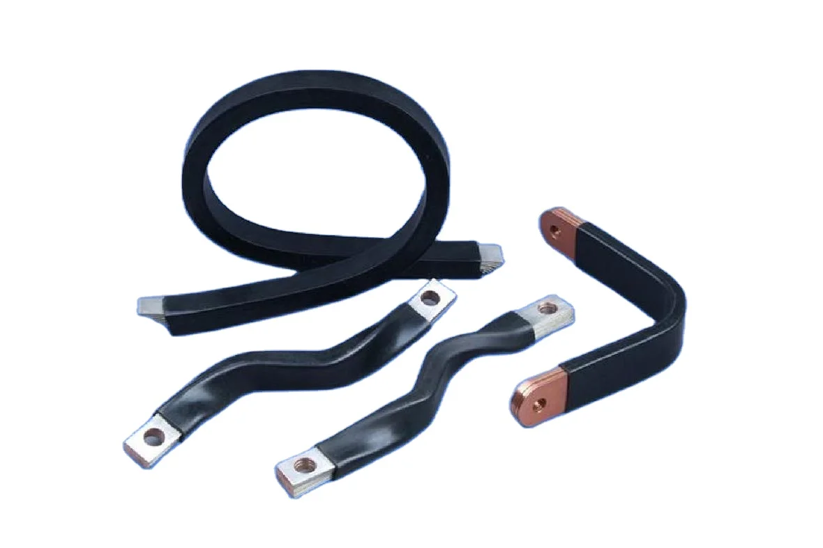 High Current Copper Flexible Busbar Braided Wire with Insulated Sleeve ...
