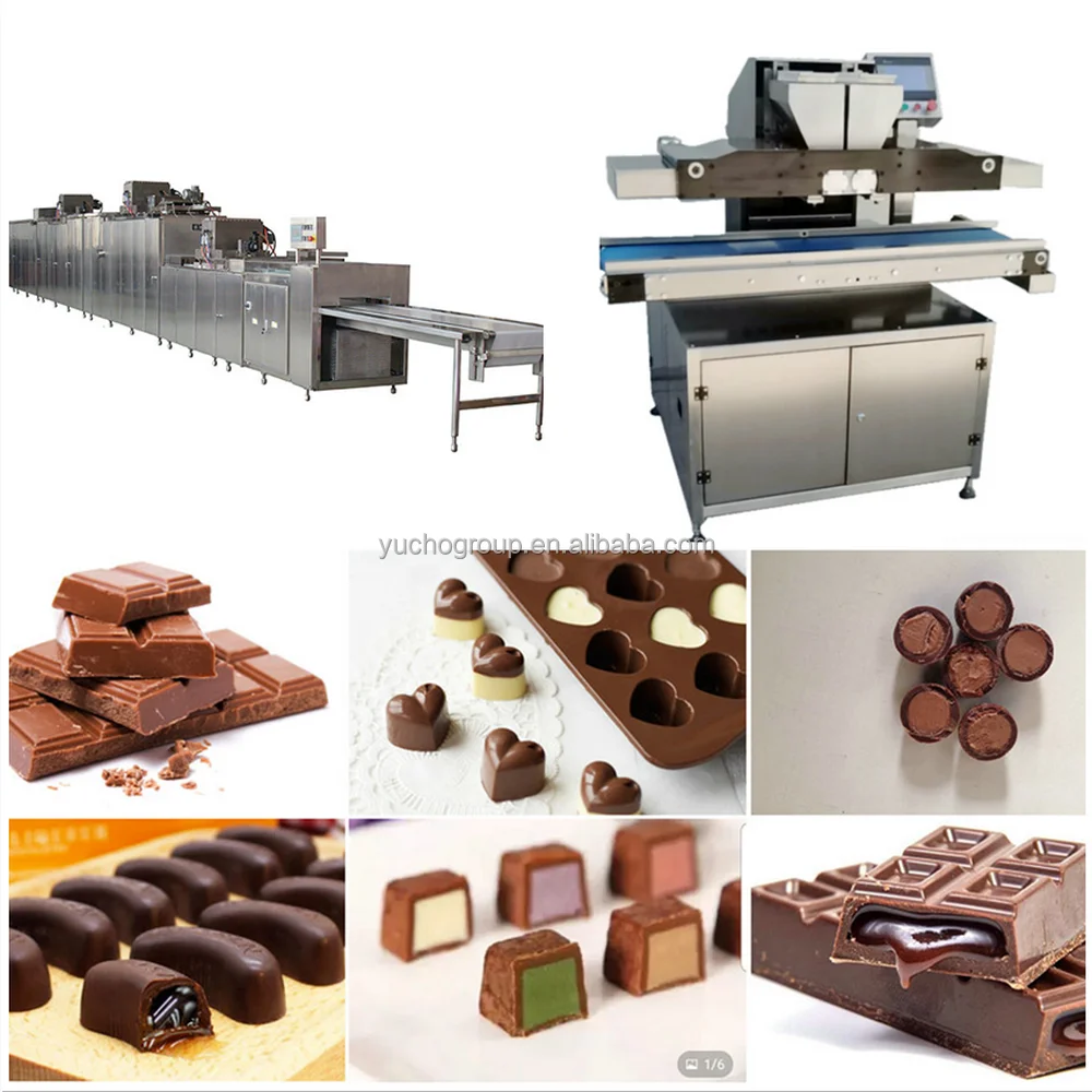 Automatic Chocolate Production Machine One Shot Chocolate Depositing ...