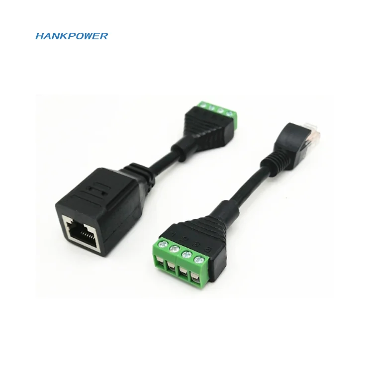 RJ45 to 4 Pin Terminal Block - Reliable Network Adapter