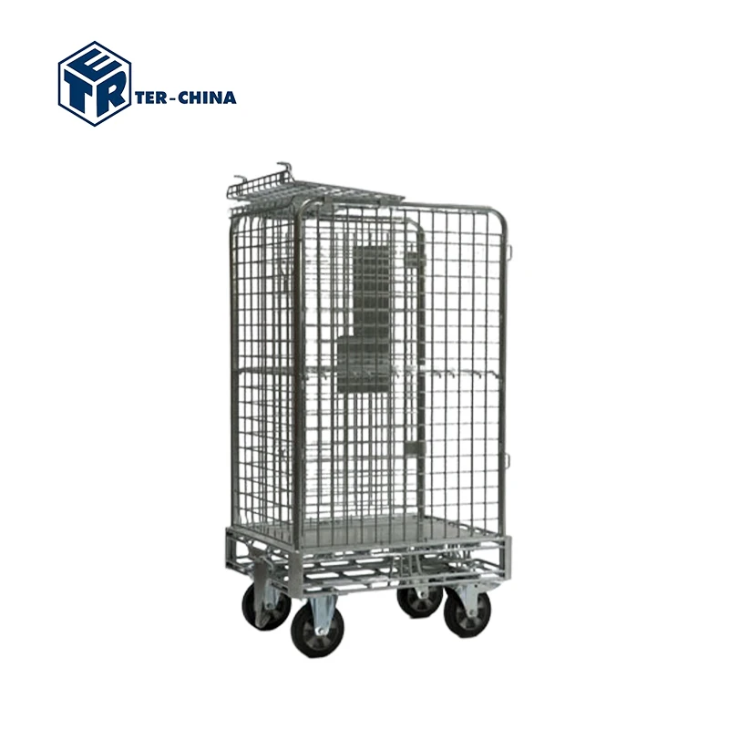700x905 Post Security Heavy Metal Roll Cage Container Press Rolltainer ...
