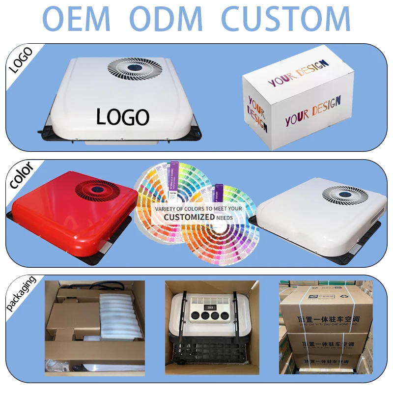 Battery Powered Rooftop Electric Apu Cooler Ac Cabin Sleeper Dc 12v 24v ...