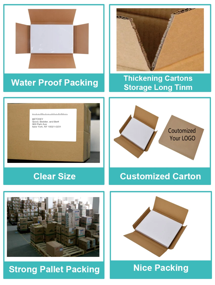 Fba Barcode Labels Sticker Half Sheet A4 Adhesive Shipping Labels Paper ...