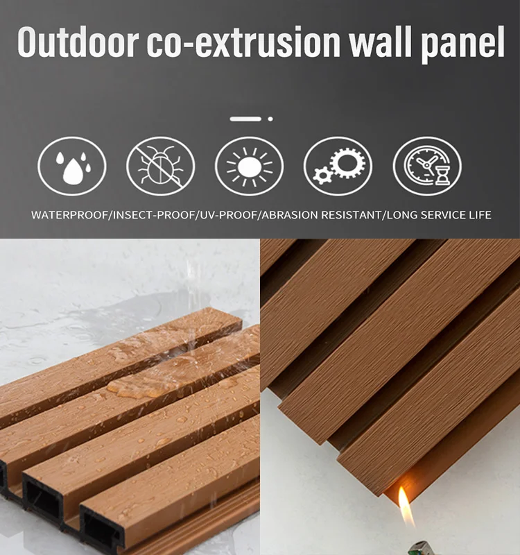Outdoor Waterproof Interlocking Wooden Composite Covering Board ...