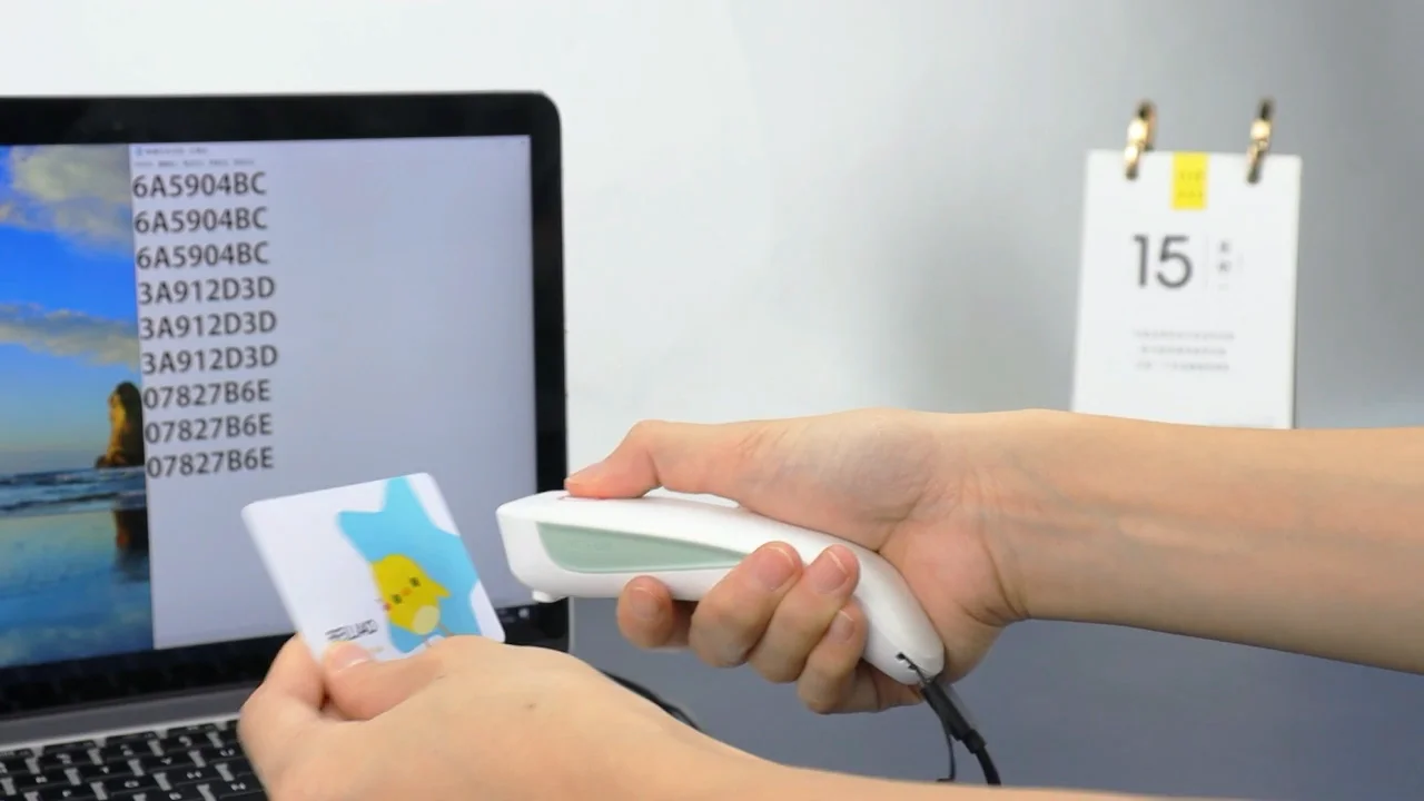 Netum Rfid Scanner Mini Portable Wireless Blue Tooth Emid Micro Chip ...