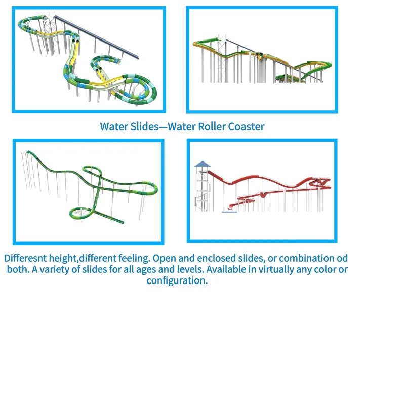 Aquapark Design Water Slide Outdoor Waterpark Products Double ...