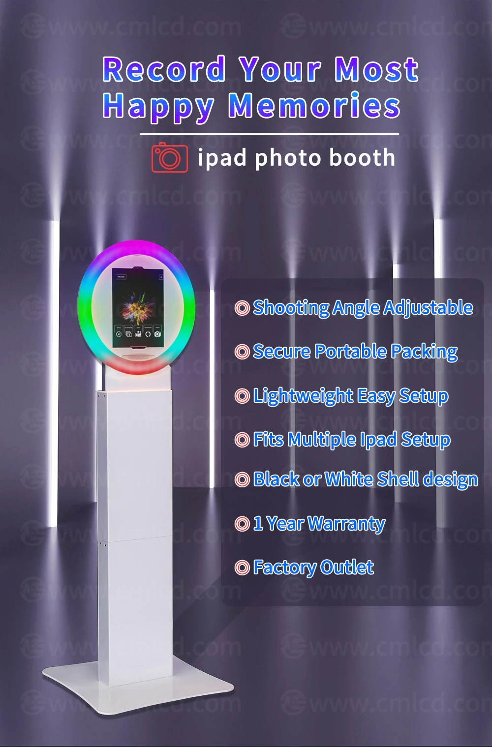 Ipad Photo Booth Shell - Perfect for Parties & Events