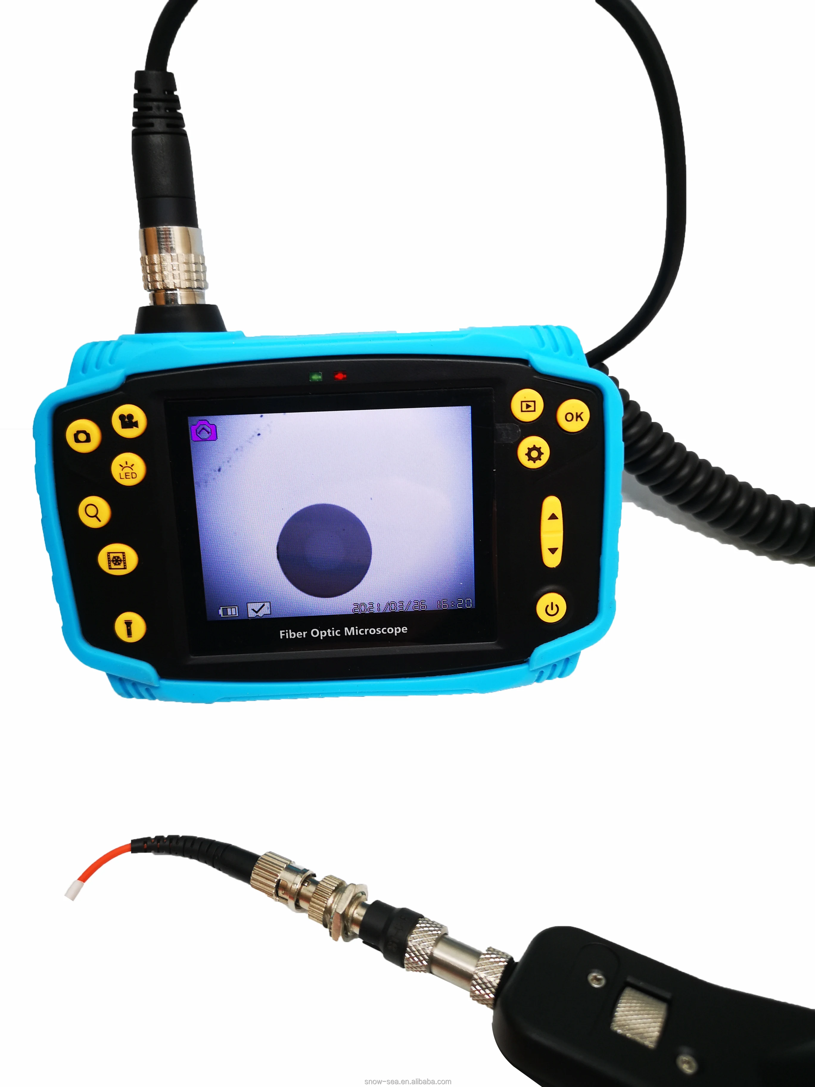 Handheld Video Fiber Inspection Probe - Snow-Sea SNP5005H