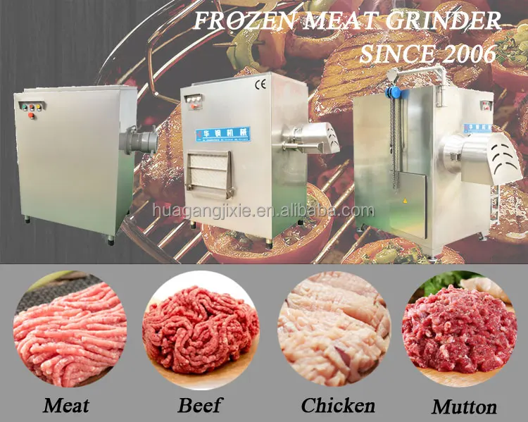 Industrial Meat Grinder - Efficient Frozen Meat Processing
