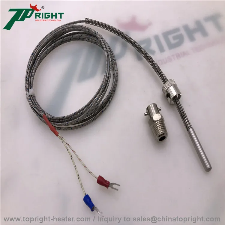 Bayonet Temperature Sensor J Type Thermocouple Probe With 3m Cable ...