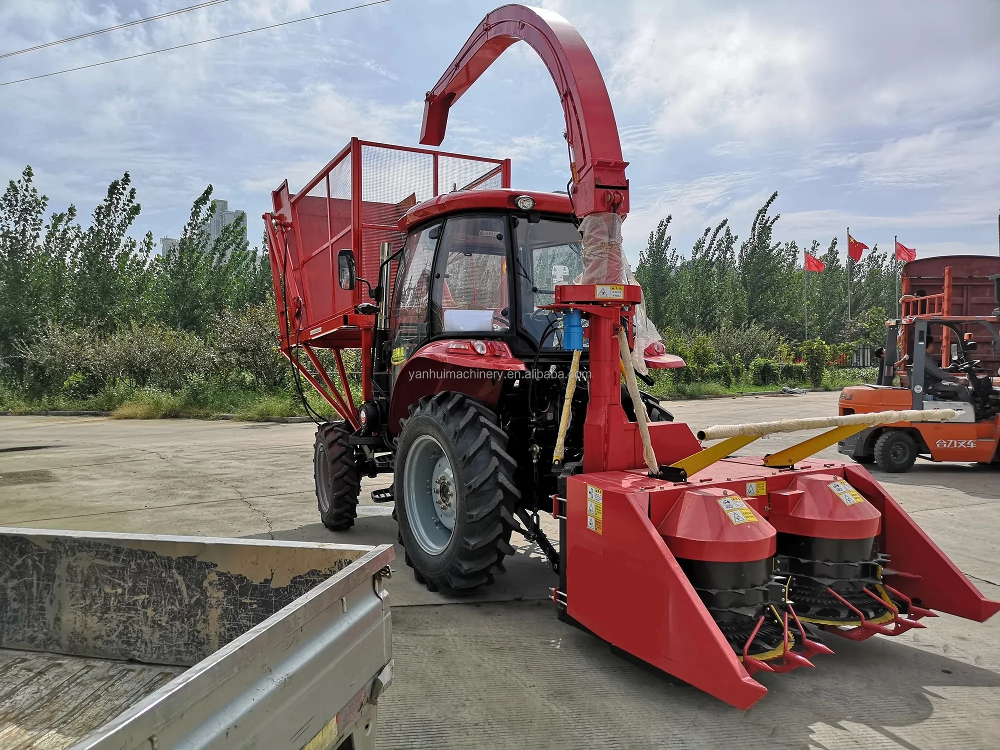 New Combine Harvester Silage Tractor Implement PTO Gear Drive 90-100 HP ...