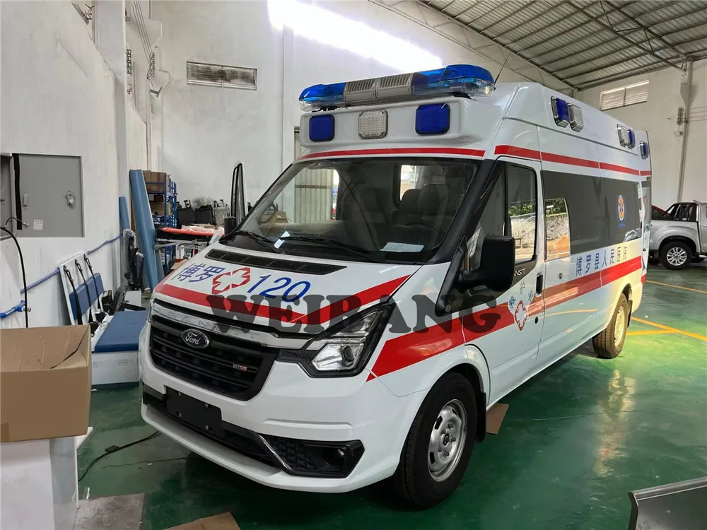Diesel Engine Foton New Ambulance Stretcher Intensive Care Emergency ...