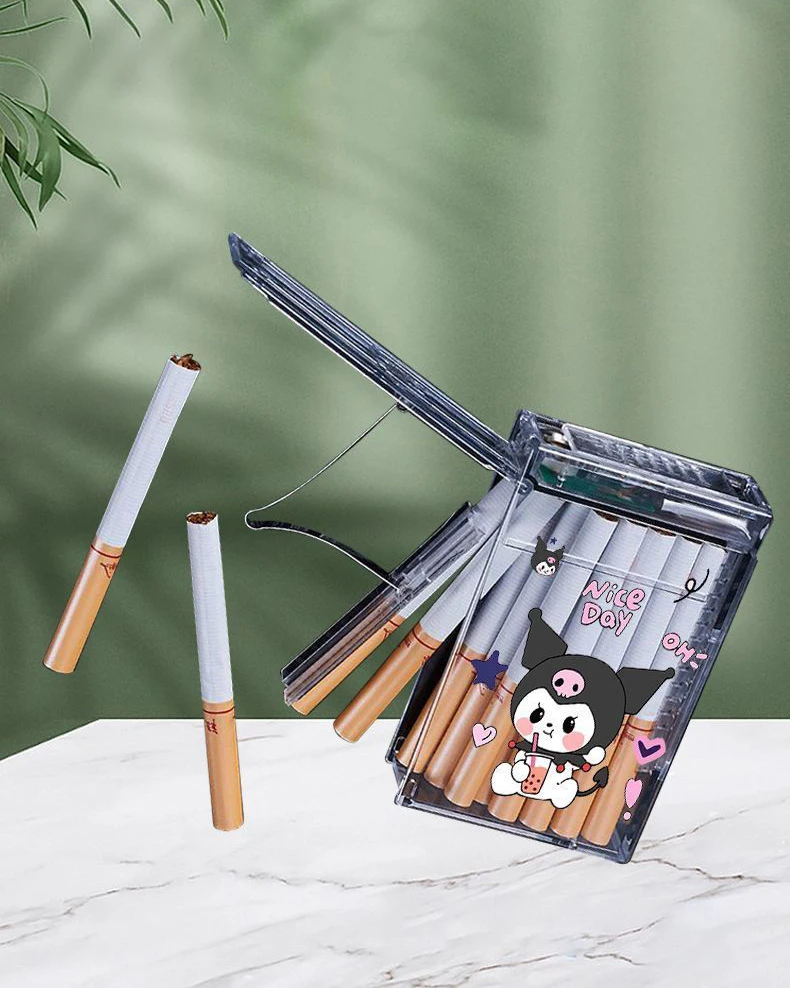Kuromi Cigarette Case Lighter - Portable USB High Appearance
