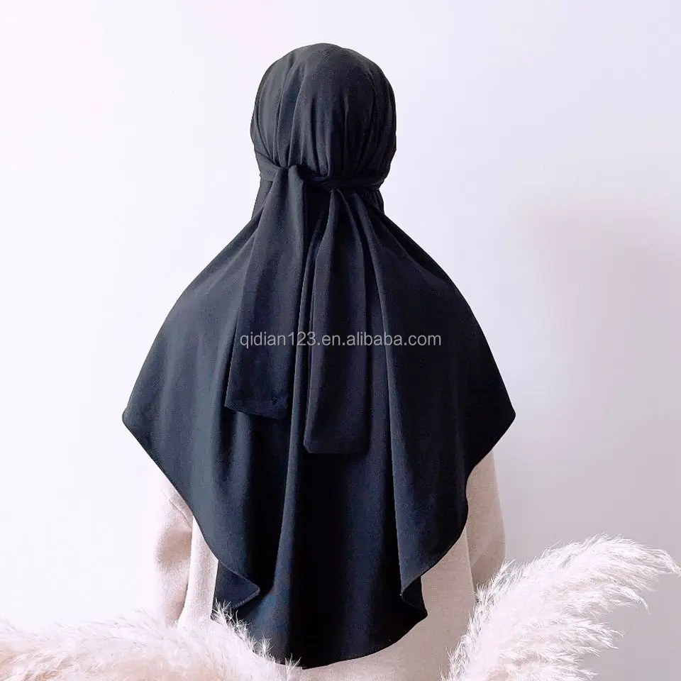 Malaysian Ready Wear Muslim Instant Hijab 3 in 1 Versatile Niqab Headscarf