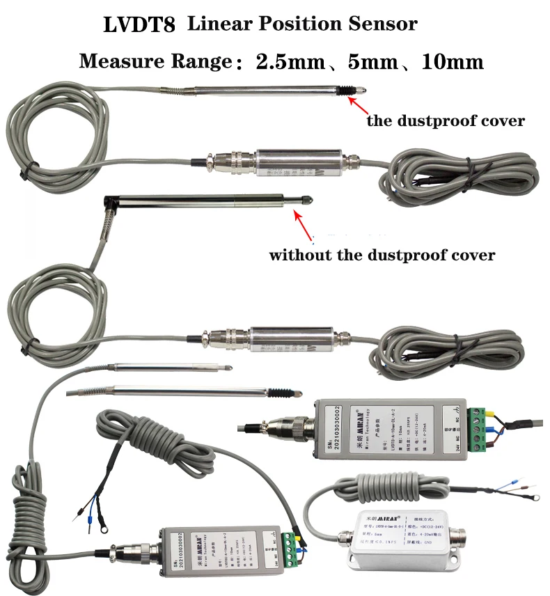 Spring-loaded LVDT displacement sensor use for metallurgical engineering| Alibaba.com