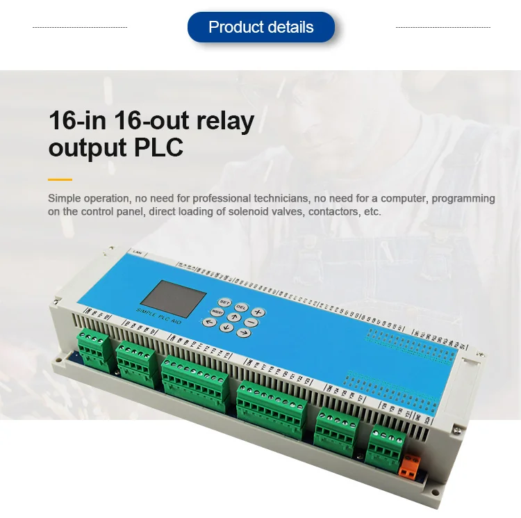 New 32-in 32-out Transistor Output Plc Analog Inputs And Outputs With 4 ...