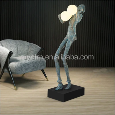 Modern Style Female Statue Resin Crafts for Home Interior Design ...