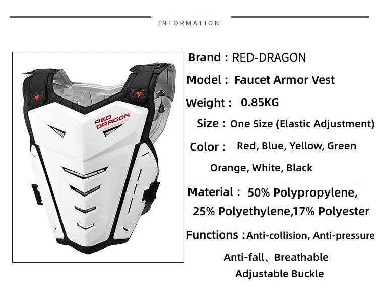 Motorcycle Armor Vest Racing Off Road Moto Protective Gear High-quality ...
