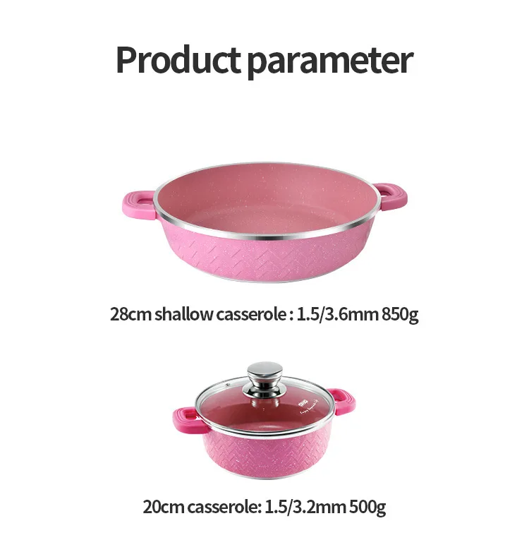 5pcs Customizable Multi-functional High-quality Non-stick Aluminum ...