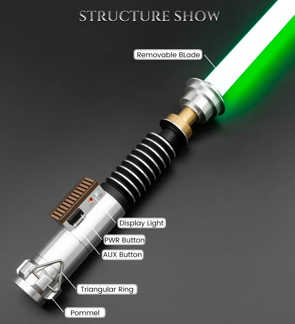Txqsaber Luke Ep6 Skywalker Luke Hero Lightsaber Weathering Hilt Jedi ...