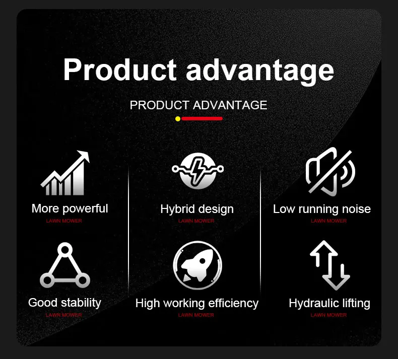 Mulcher Remote Control Lawn Mower 800mm - Hightop HT-80S