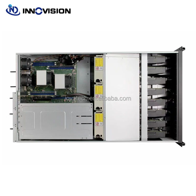 Optimize 4U Multiple GPU Server Case with 5/6/8 Card Support