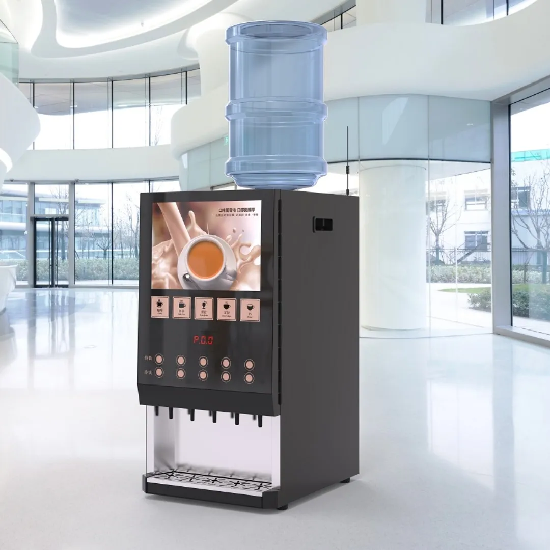 Commercial Instant Coffee Bean Making Coffee Vending Machine - Buy ...