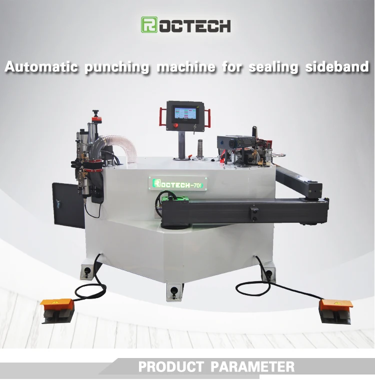 China RC-700 Automatic Punching Machine for Sealing Sideband Edging ...