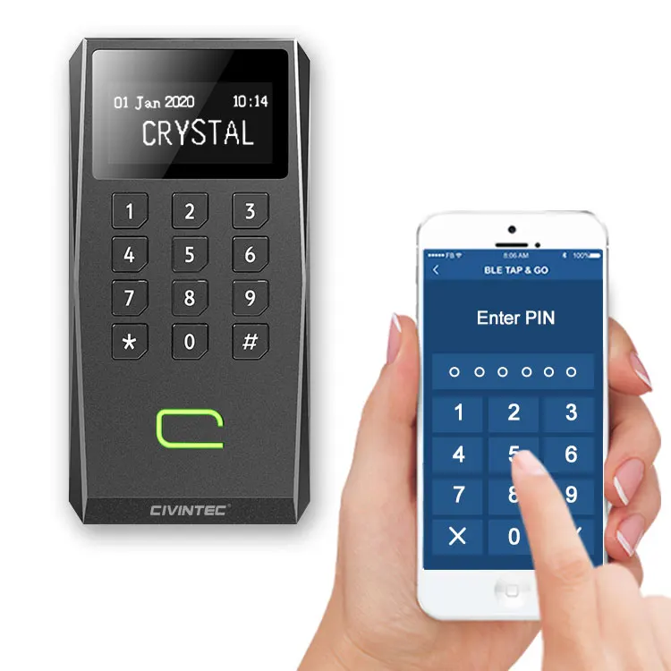 Alibaba.com: Wiegand OSDP Proximity RFID NFC BLE Keypad Reader with LCD ...