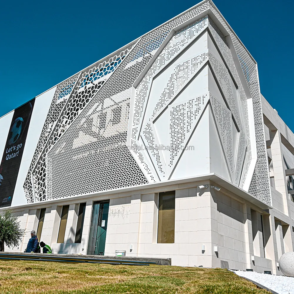 Modern Aluminum Ss Metal Mall Cladding Panels Exterior Building Outdoor ...