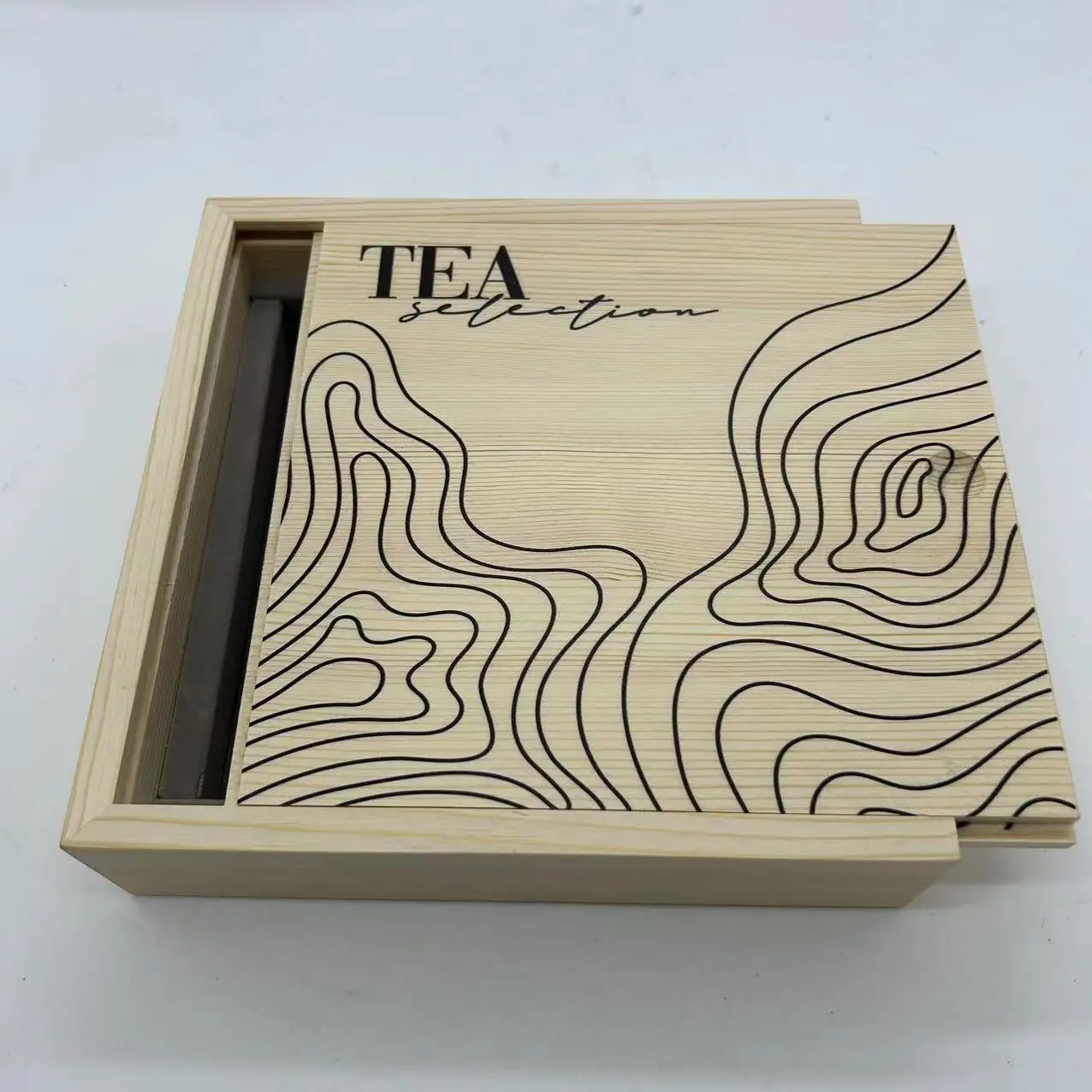 Wooden Tea Box Wine Packaging Luxury Perfume Cosmetics Keepsake Storage ...