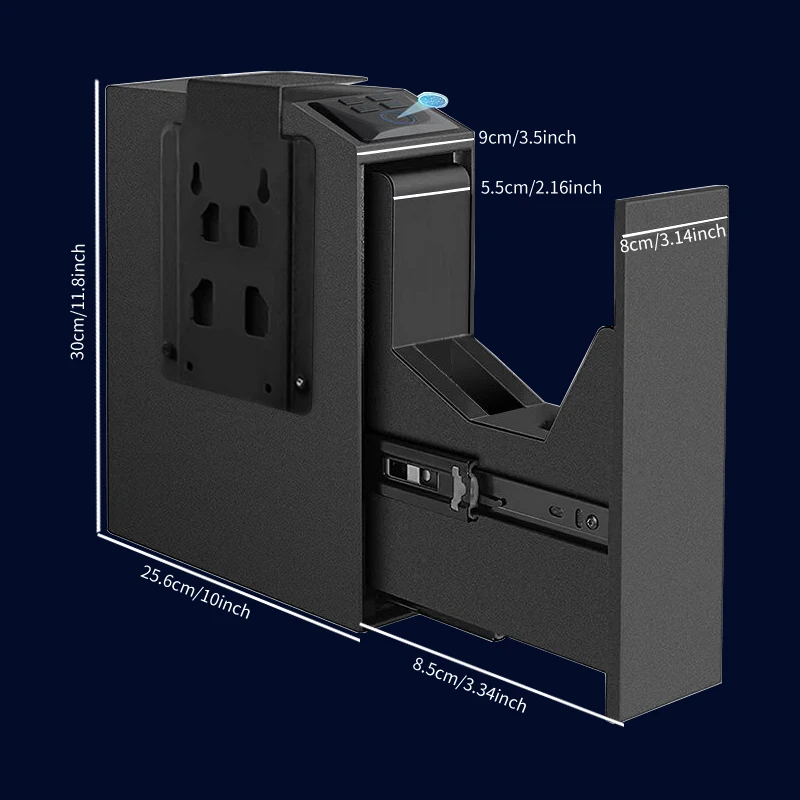 High Quality Gun Safe Box For Convenience Stores Bar Banks Home Desk ...