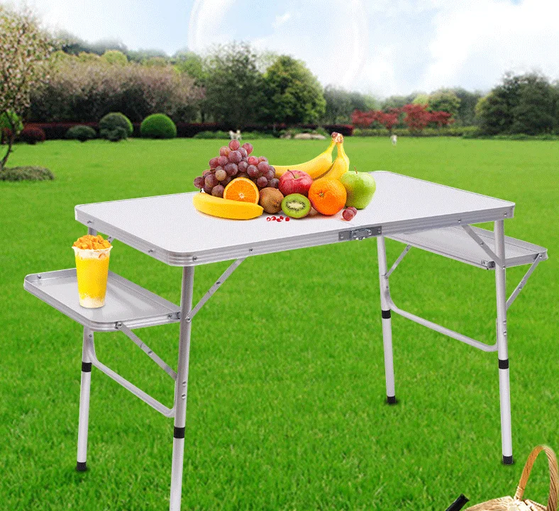 Modern Simplicity Portable Table Aluminum Folding Table Multi-function ...