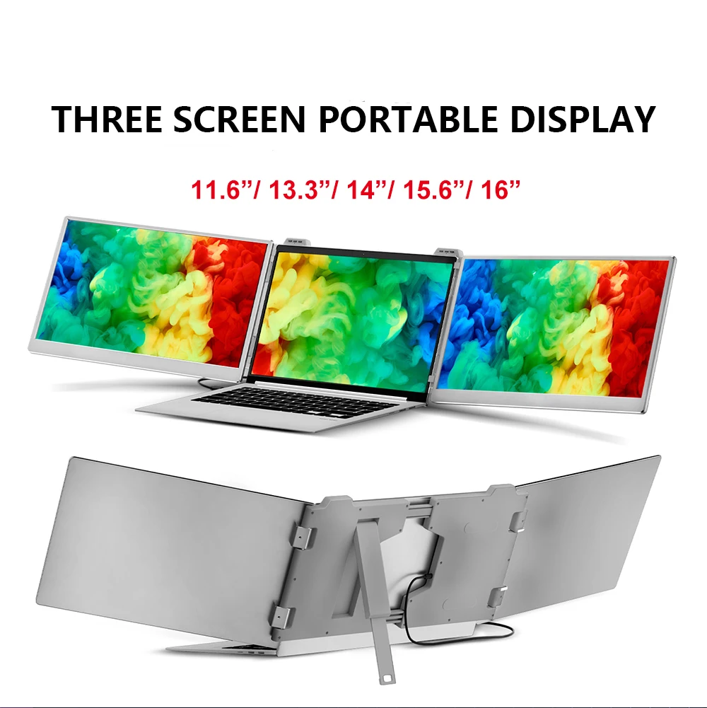 OEM ODM 15.6 Inch 1080P 60hz LED IPS Dual Screen Monitor