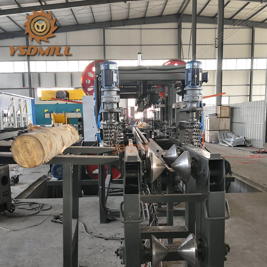 Double Heads Vertical Bandsaw Sawmill Wood Band Saw Mill Machine for Sale