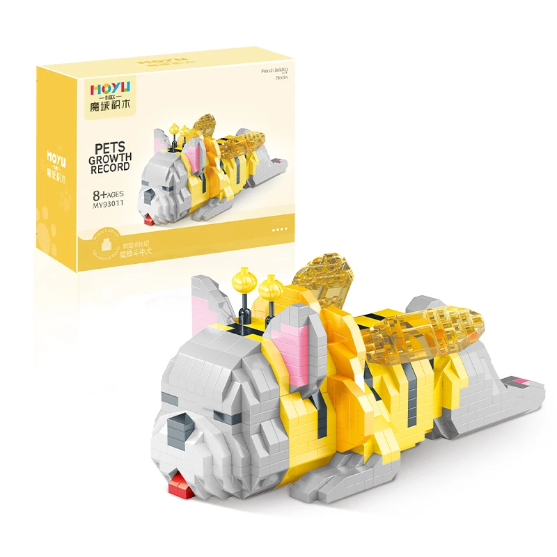 Moyu Mini Block Cute Animal Pet Dog Enlighten Creative Puzzle Brick ...
