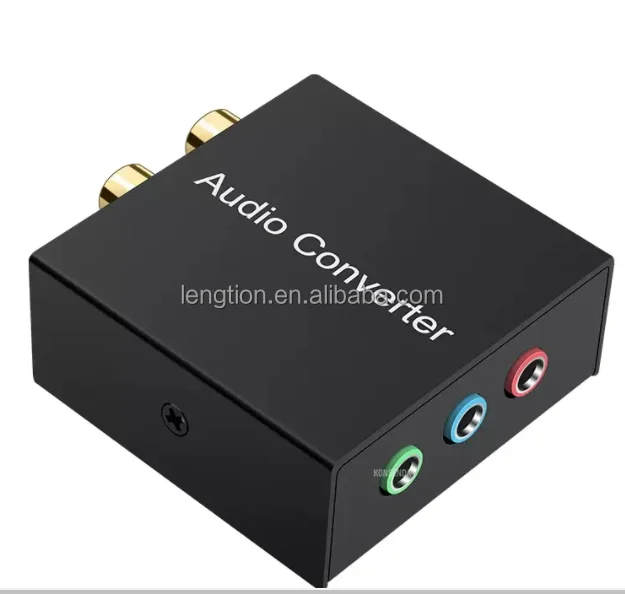 5.1 Audio Console Adapter Stereo Rca To 3 X 1/8 (3.5mm) Jack Bi ...