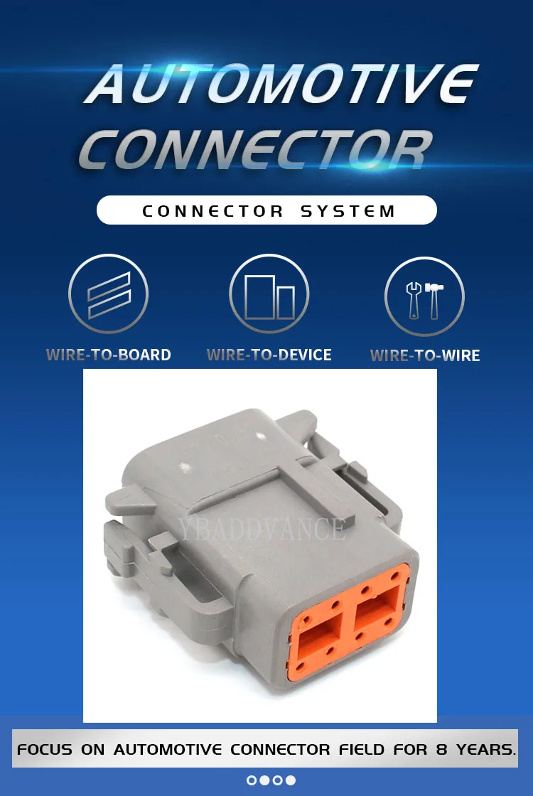 Dtm06-8s Deutsch Dtm系列电动母8针防水连接器楔形wm-8s - Buy 8针防水连接器,Deutsch连接器数字地面模型 ...