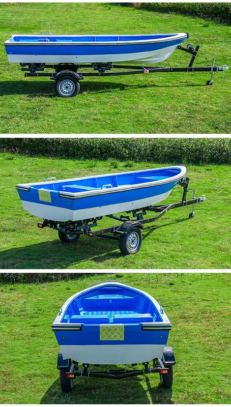 LANBO 1500kg Fiberglass Hard Bottom Dinghy Classic Fiberglass Boats ...