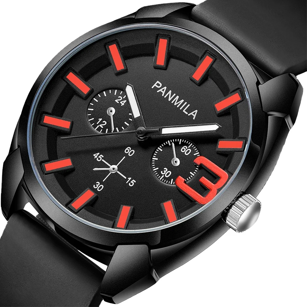 Luxury Wrist Watch Silicone Strap Sports Watches Cheapest Price Quartz ...