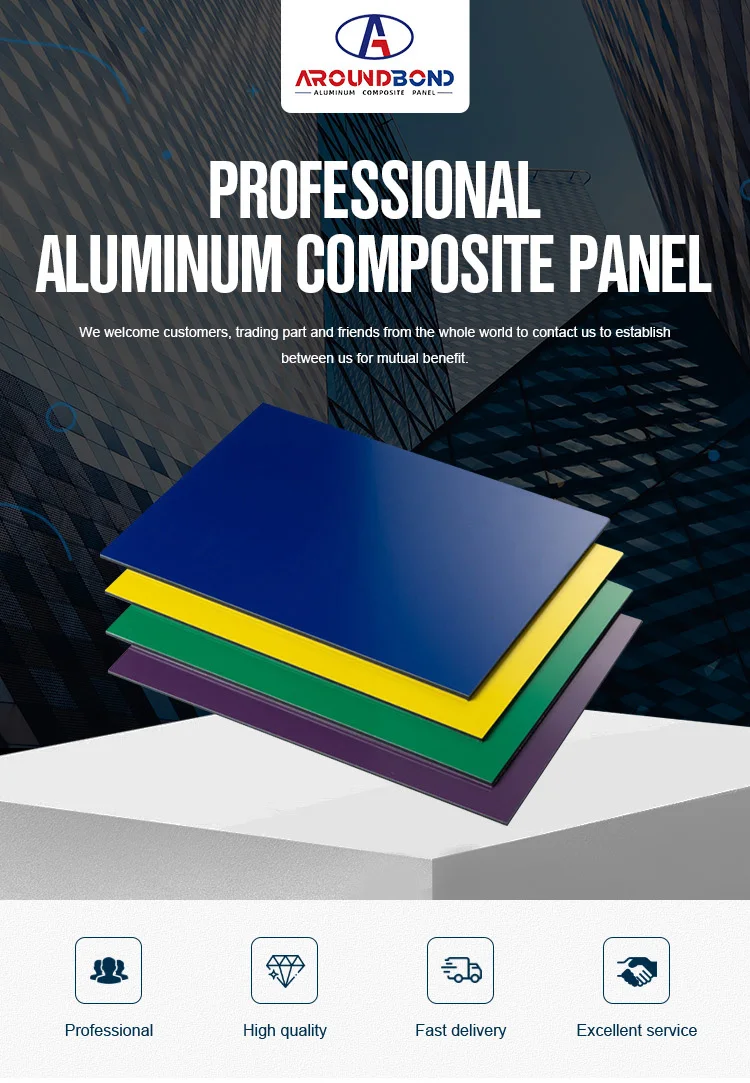 4mm Aluminum Wall Cladding Alucobond Acm High Quality Manufacturer PVDF ...