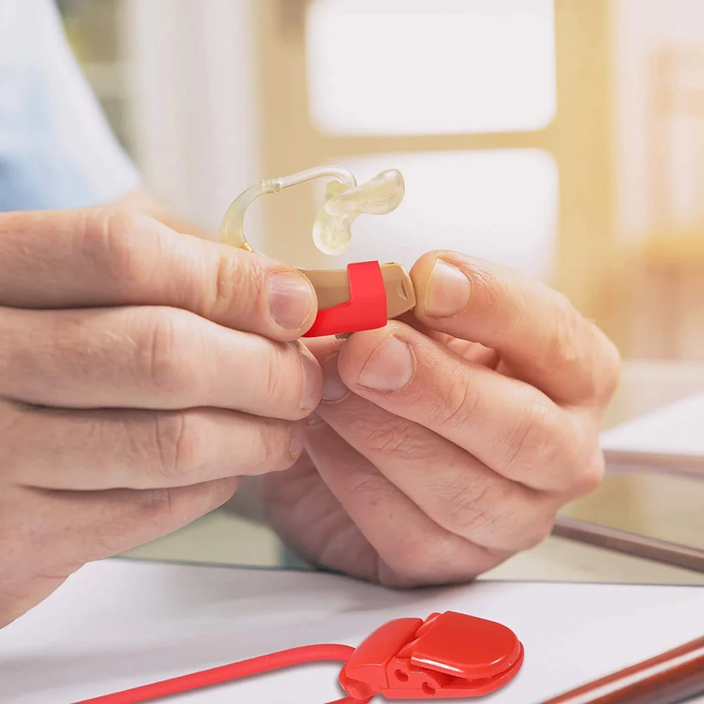 BTE Hearing Aid Clip Protector Holder for Adults & Kids