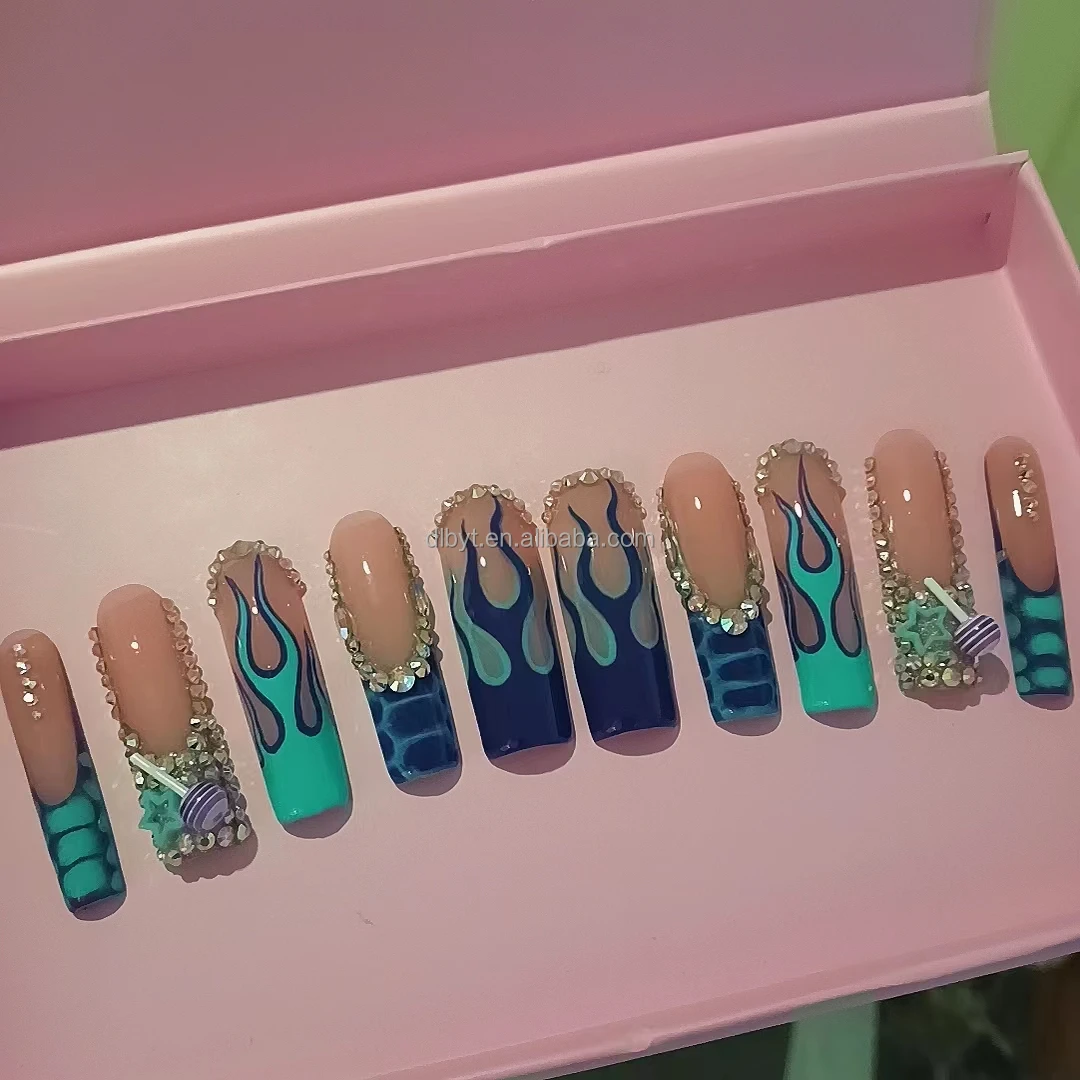 Press on Nails Wholesaler Hand Made Acrylic Nails Factory Customized ...